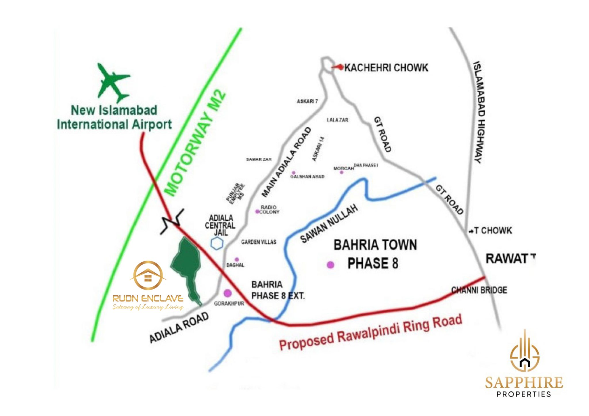 Rudn Enclave Rawalpindi | Payment Plan 2024 | Location