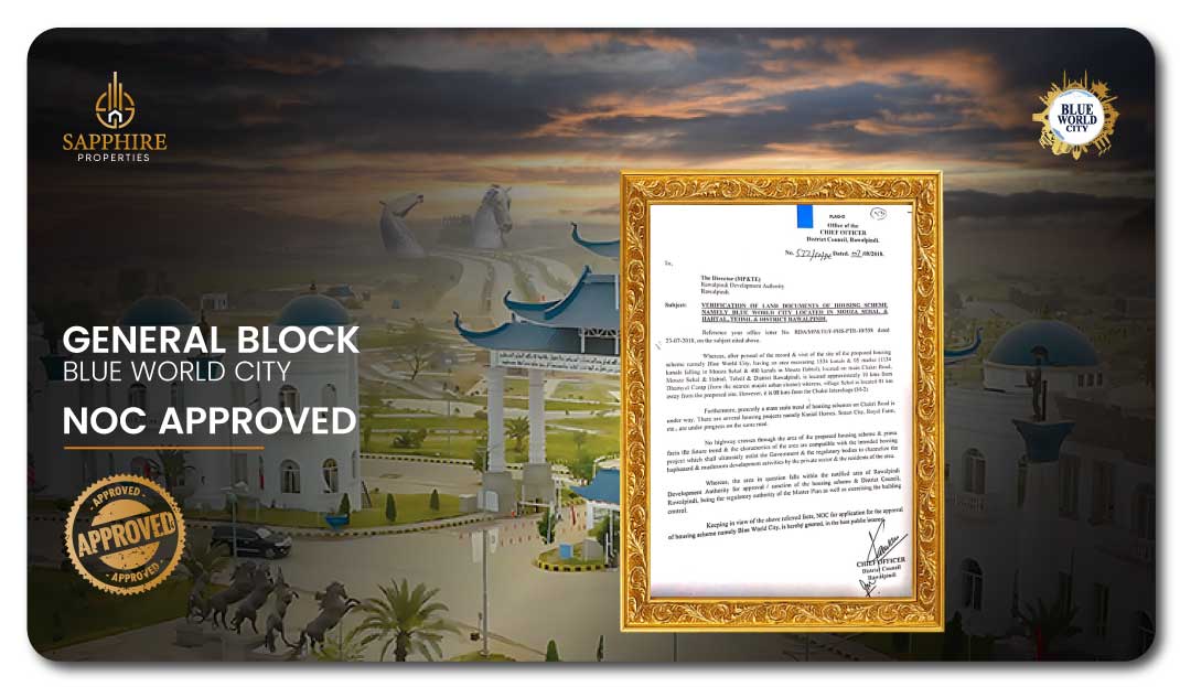 Blue World City General Block (Updated) Payment Plan 2024