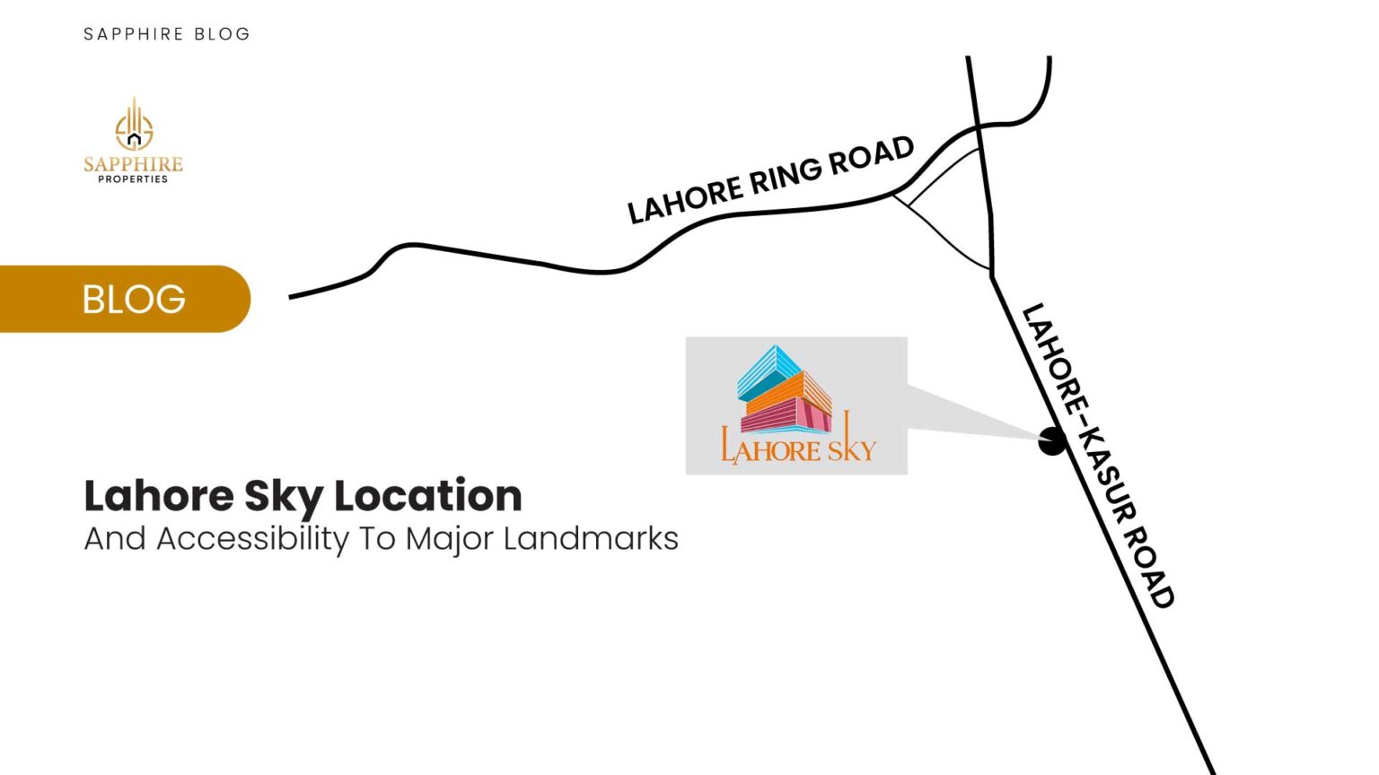 Lahore Sky Location And Accessibility To Major Landmarks
